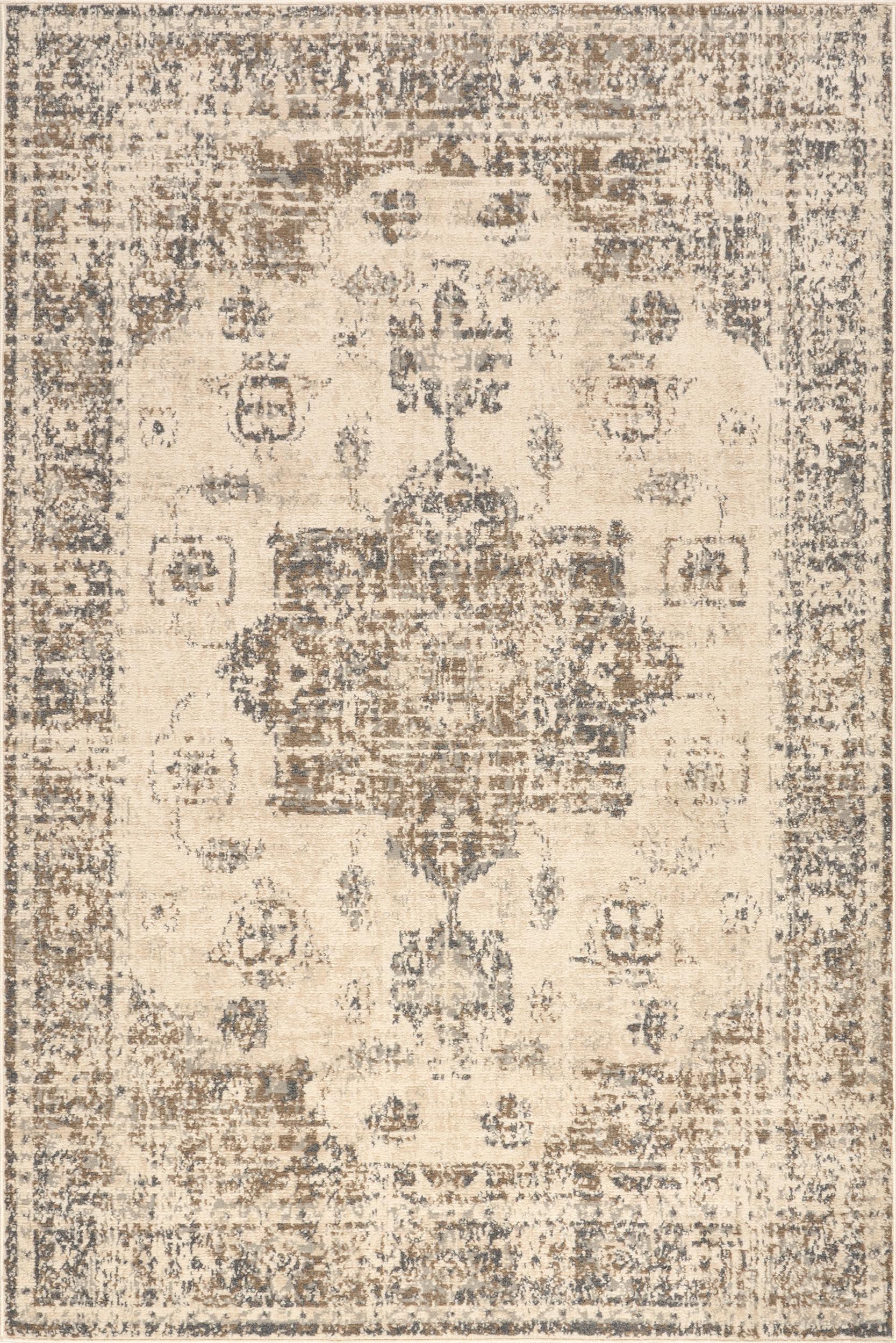 Rumiya Medallion Rug | Beige – Rugs USA