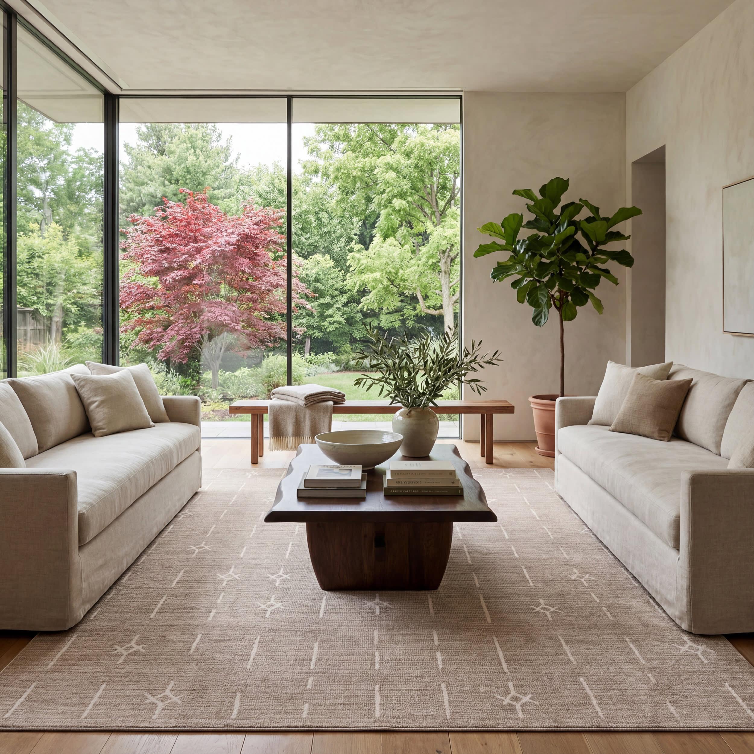 Fenni Moroccan Washable Rug | Sand – Rugs USA