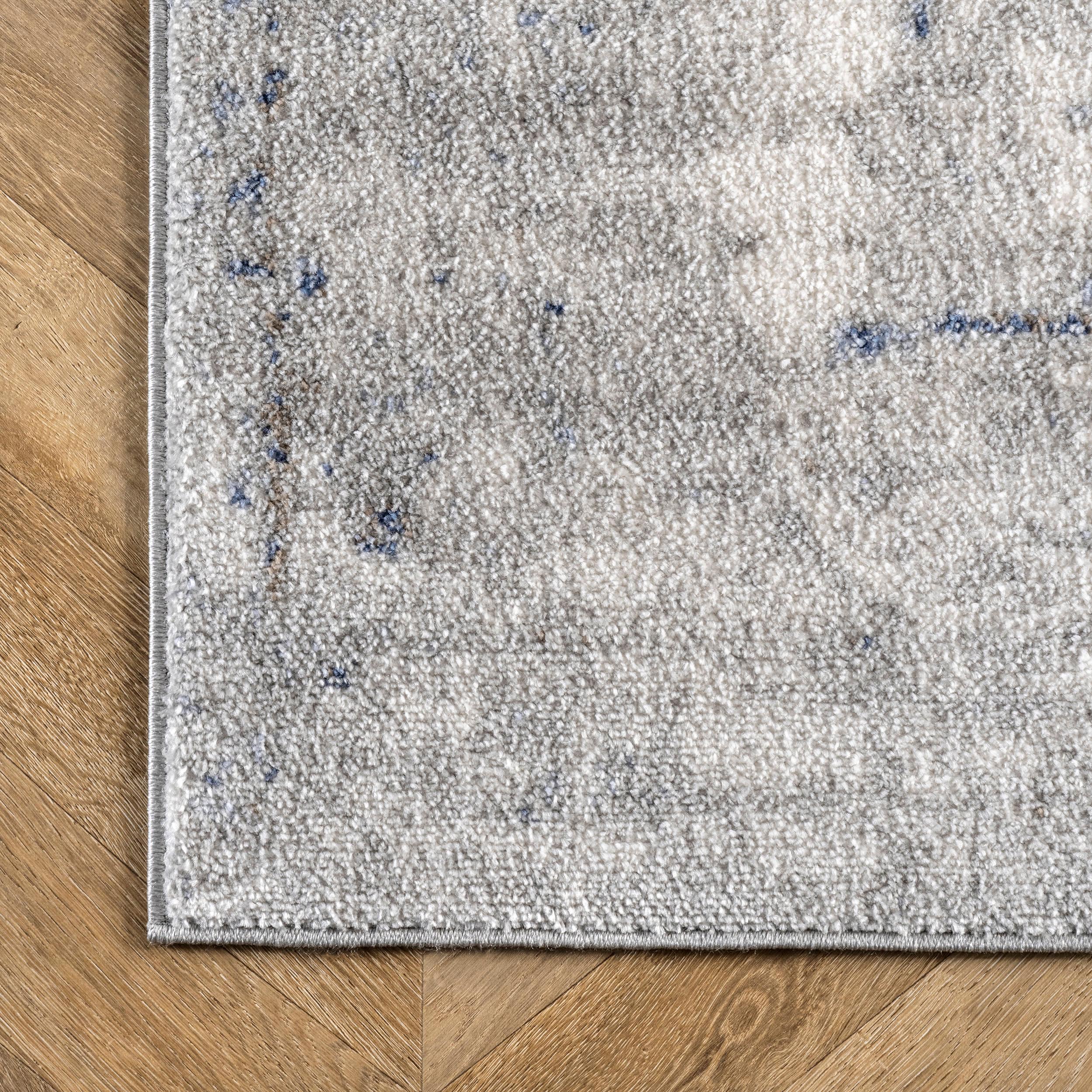 Cascading Abstract Rug | Light Grey – Rugs USA