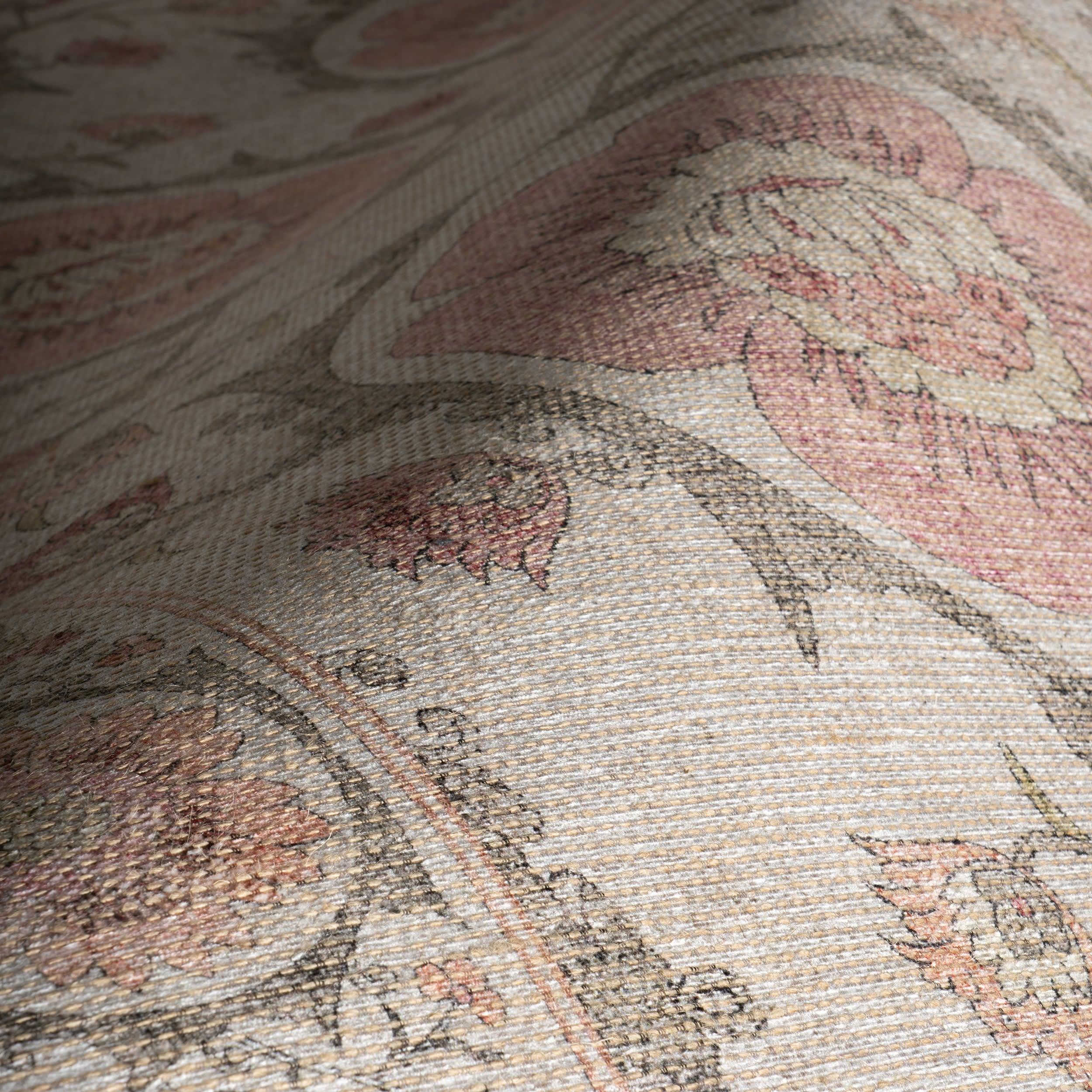 Lomia Traditional Vintage Medallion Area Rug | Ivory – Rugs USA