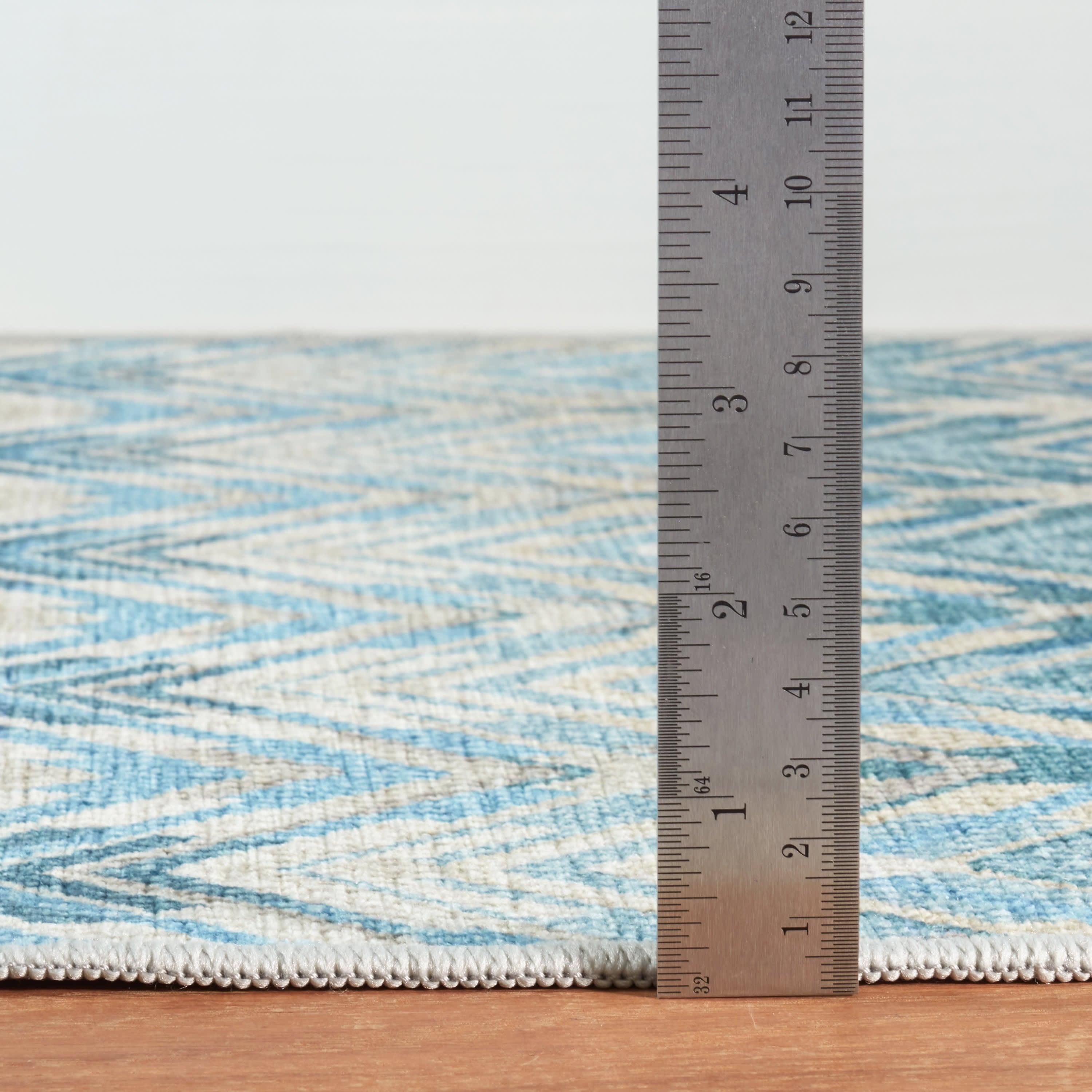 Seneca Machine Washable Rug | Blue – Rugs USA
