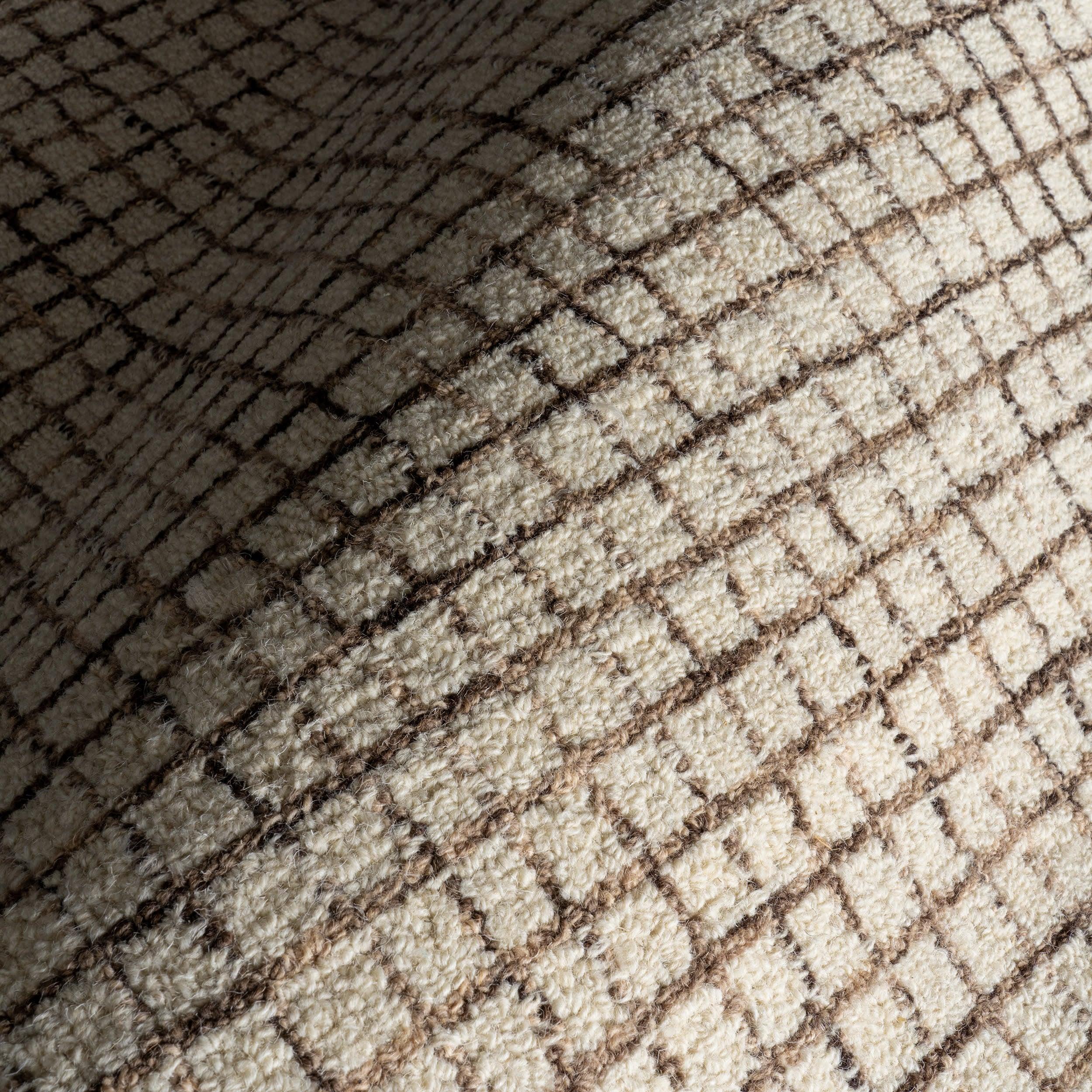 Melrose Checked Rug | Cream – Rugs USA