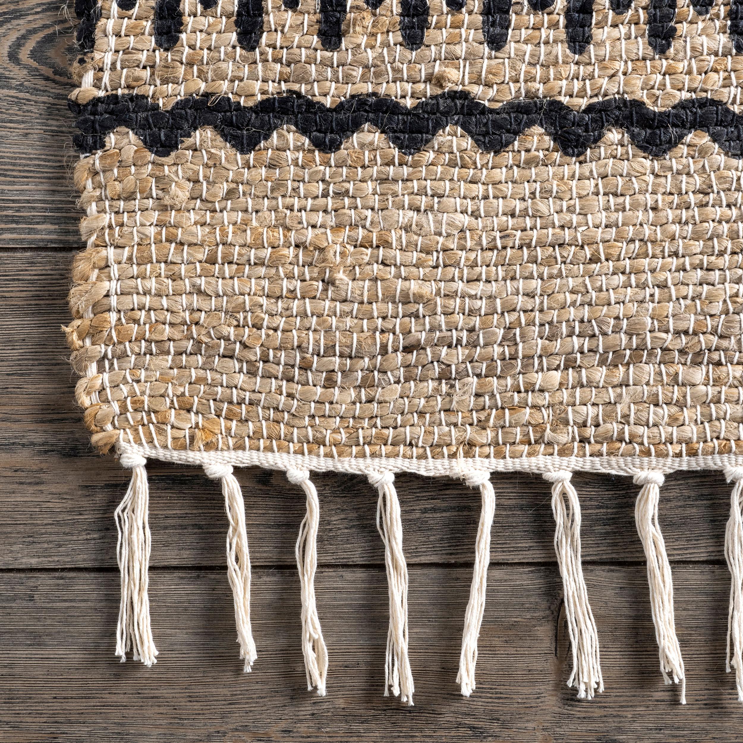 Banded Tribal Rug | Natural – Rugs USA