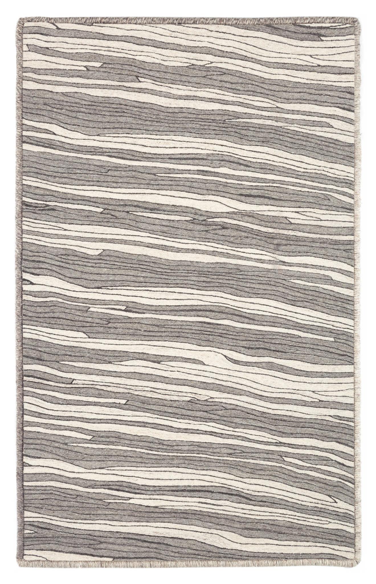 Andres Hand Micro Hooked Wool Custom Rug | Grey – Rugs USA