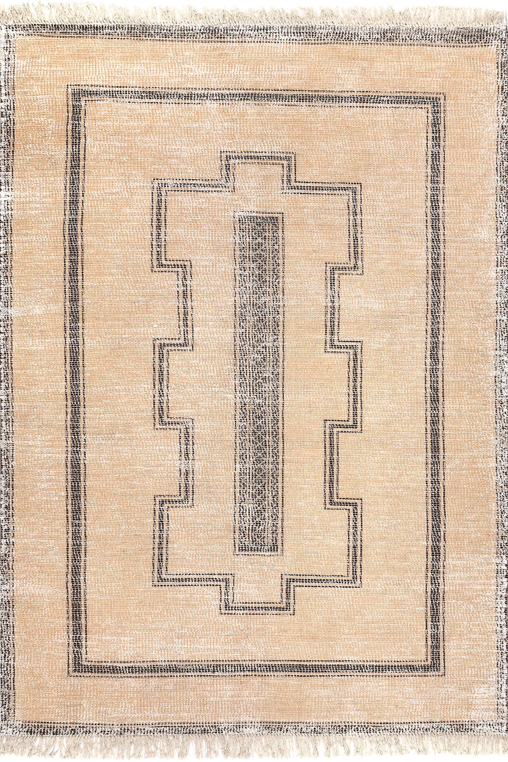 Ginger Cotton-Blend Rug | Tan – Rugs USA
