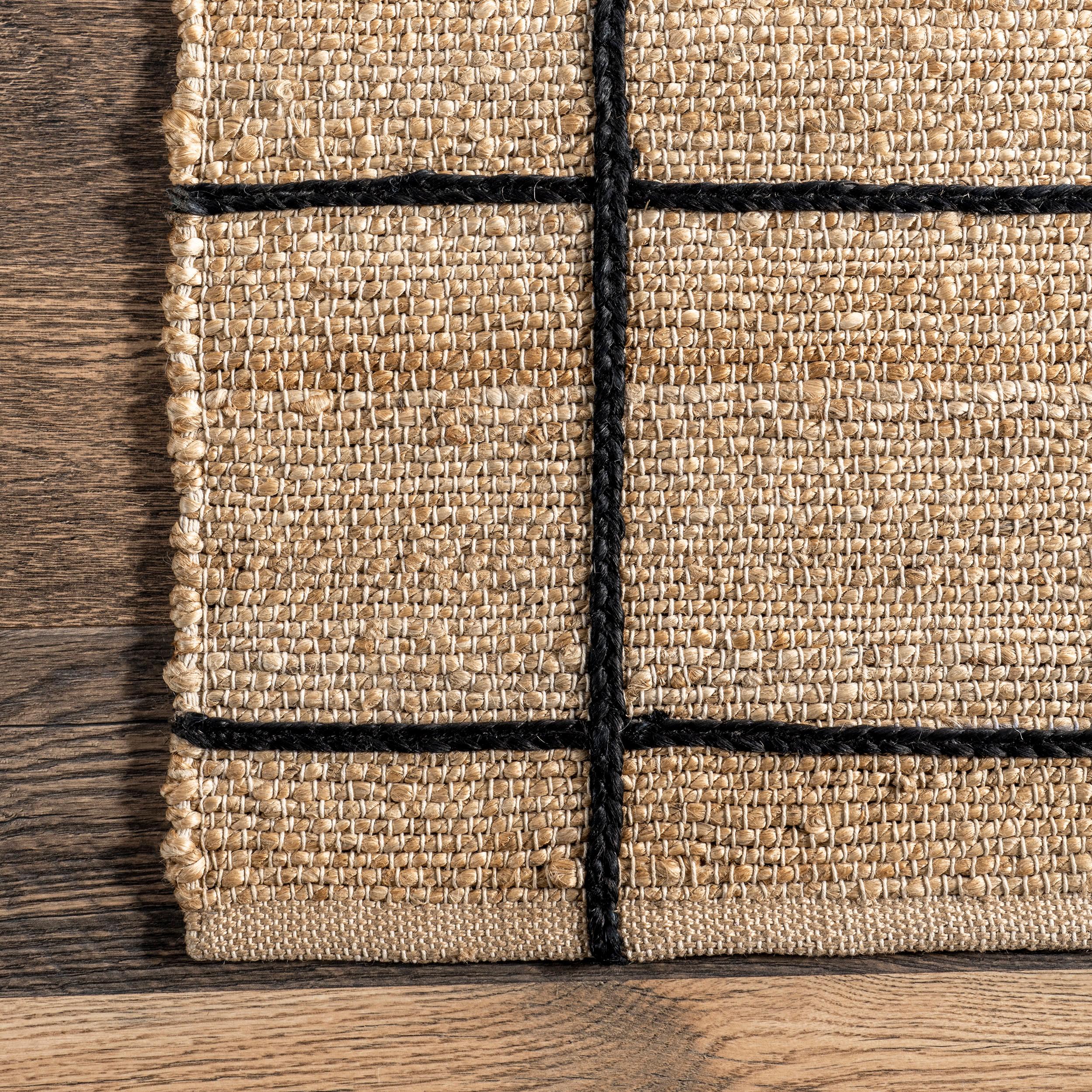 Priya Threaded Jute Rug | Natural – Rugs USA