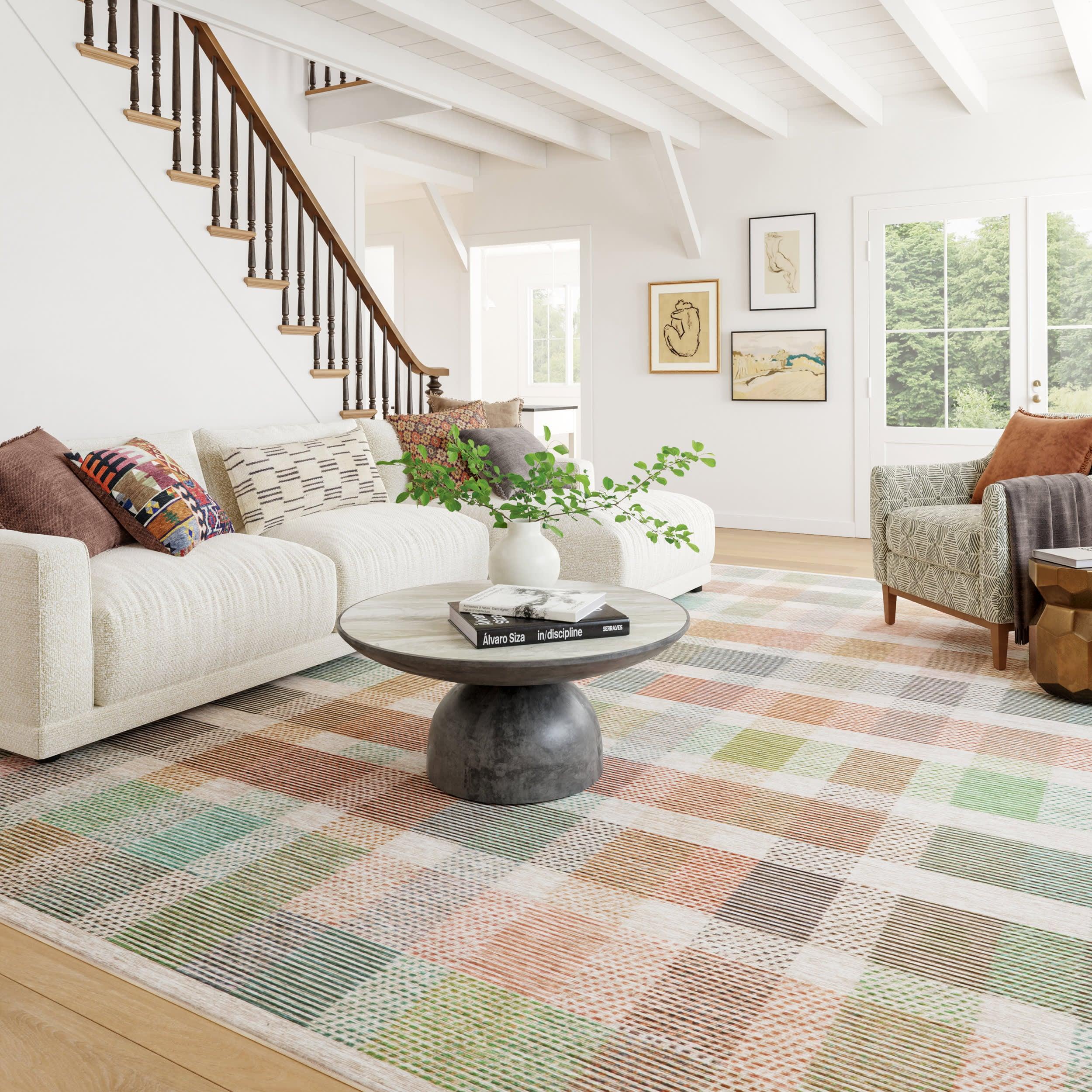 Picnic Machine Washable Rug | Multi – Rugs USA